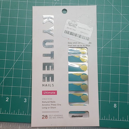 Kyutee Nails Ultimate Easy Stick On Glamorous Nail Wraps | eBay