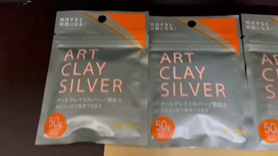 Art Clay Silver 50g Set of 5 Precious Metal Clay Original accessories ...
