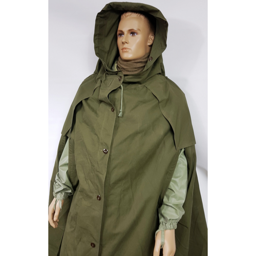 Two Polish military ponchos shelter canvas, for year-round use, lavvu ...
