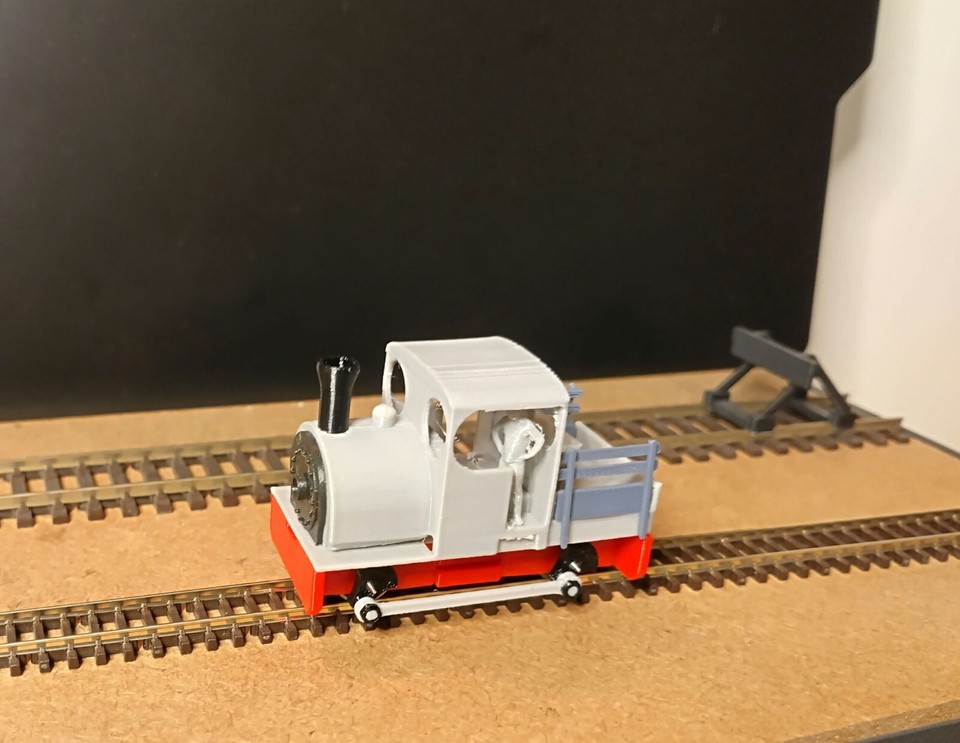 OO9/HOn30/HOe/HO9/9mm gauge motor chassis, w/coupling rods for 2 axle ...