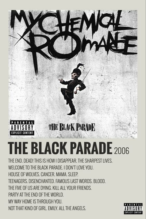 My Chemical Romance The Black Parade Poster
