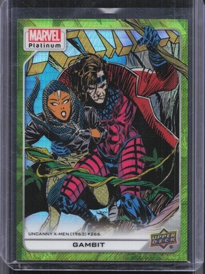 2022 UD Marvel Platinum #120 Gambit Yellow Spotlight #/399 | eBay