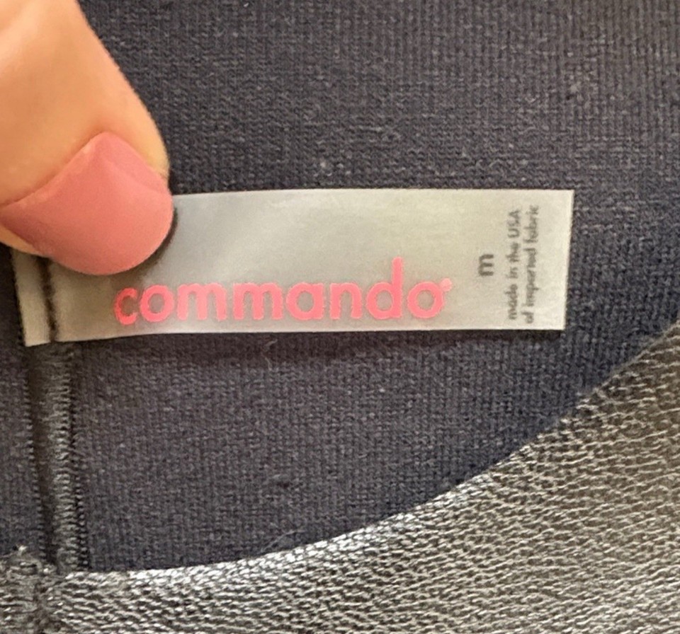 Women’s Commando Black Body Suit High Compression Size Medium | eBay