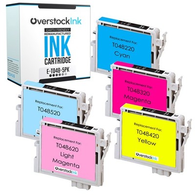 5PK Compatible OSI Epson 48 Color Ink Cartridge for Stylus Photo R200 ...