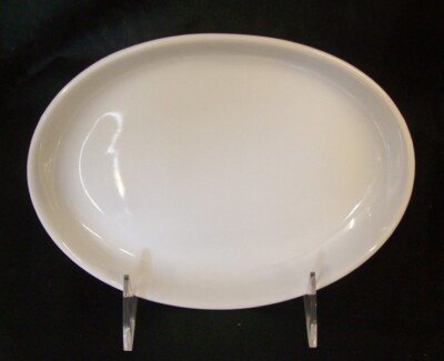 Restaurant Equipment 12 NEW WHITE CHINA OVAL CASSEROLE DISHES 7.25 ...