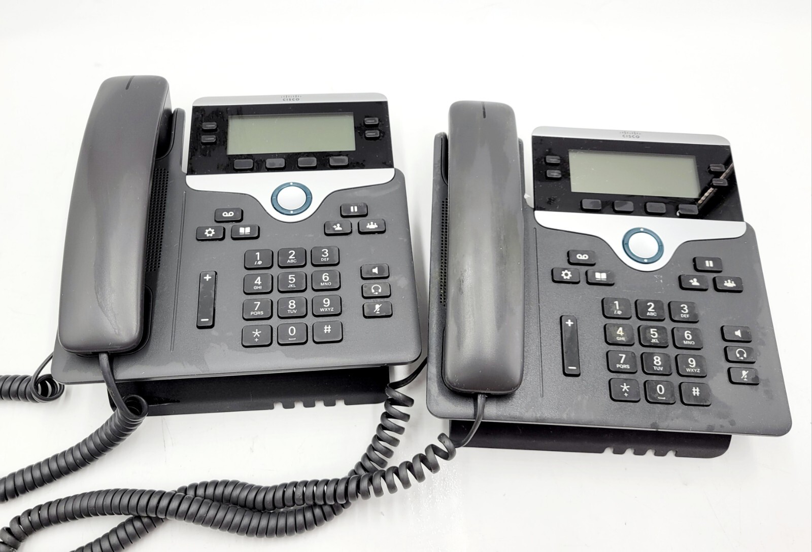 Set of 2 - Cisco CP-7841 VOIP IP Business Phone w/Handset + WALLMOUNT ...