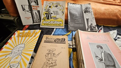 Collection Of Vintage Magic Magazines Including The GEN, MAGICAL DIGEST ...