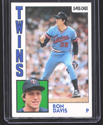 1984 O-Pee-Chee #519 Ron Davis Baseball Card | eBay