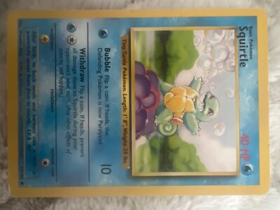 squirtle pokemon card 1st edition | eBay