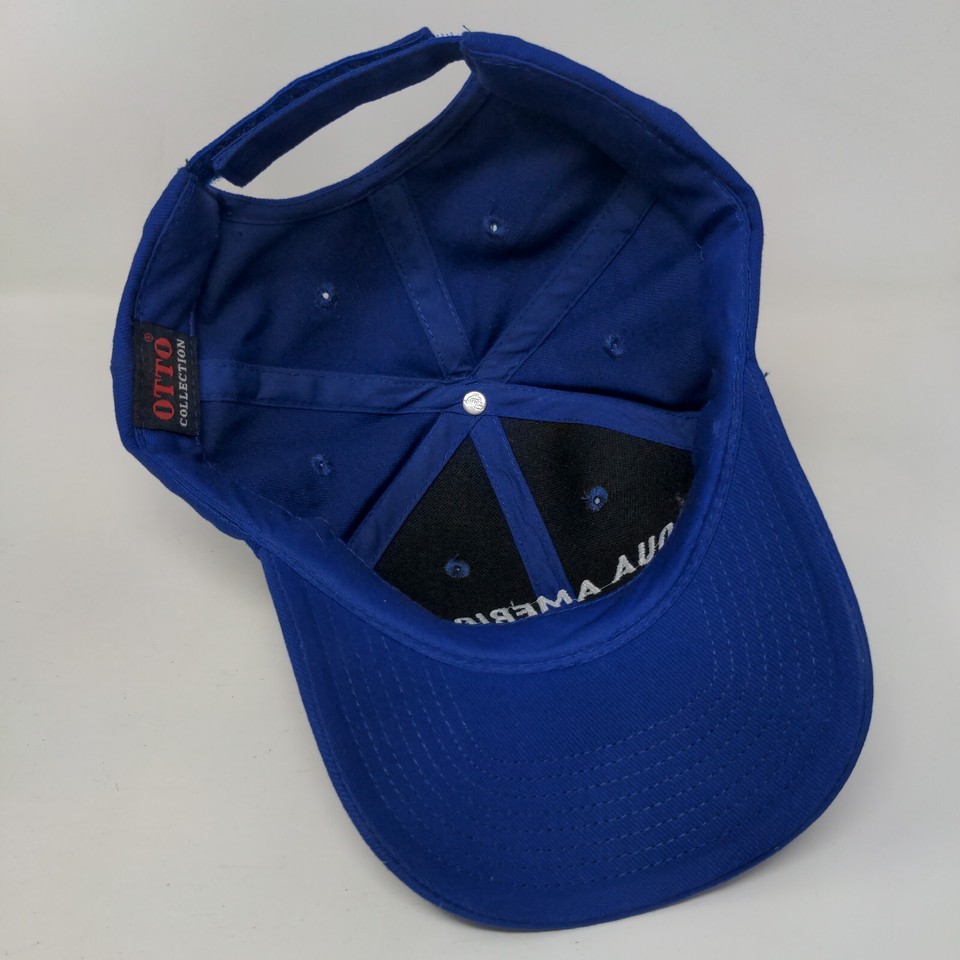 Aqua American Portland, OR Strapback Hat Blue OSFM Embroidered Otto | eBay