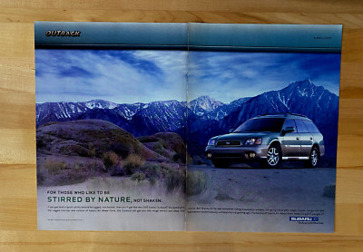 2003 Print Ad Subaru Outback For Those Who Like To Be Stirred | eBay