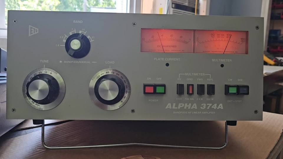 ETO ALPHA 374A HF Amplifier 3 tube model with Bandpass feature. | eBay