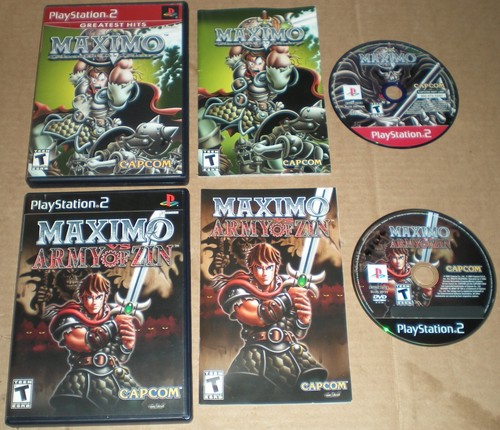 Maximo Ghosts To Glory & Maximo vs. Army of Zin PS2 Games Complete SHOWN WORKING | eBay