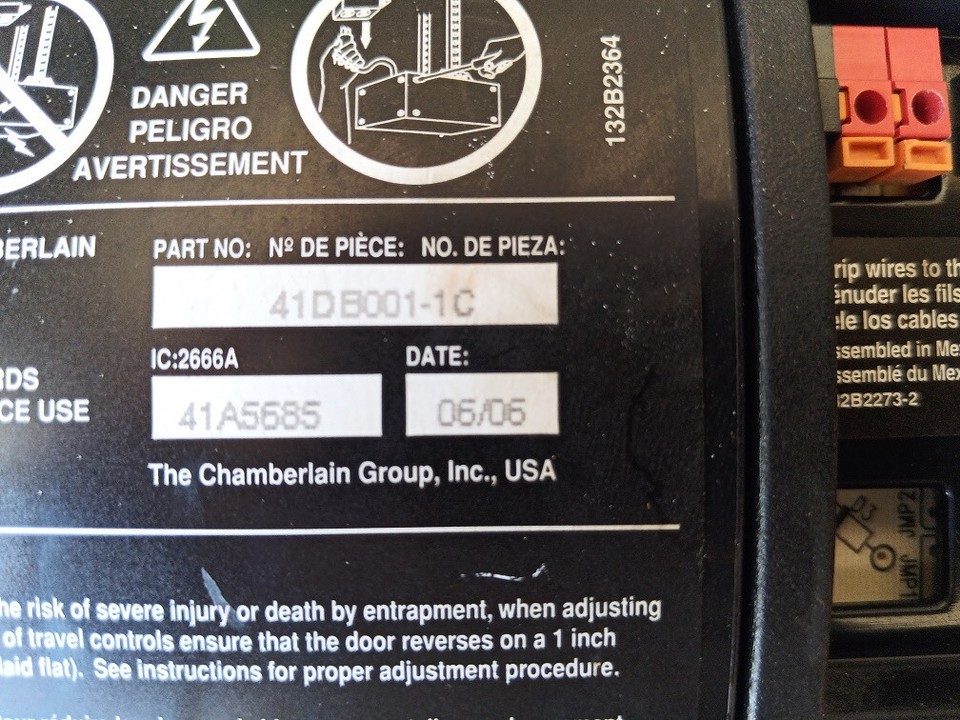 Chamberlain LiftMaster 41DB001-1C Logic Board | eBay