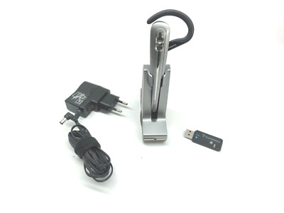 Oreillette Bluetooth Plantronics avec station de charge et adaptateur ...