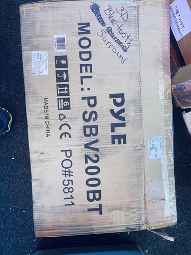 Pyle PSBV200BT 300W Bluetooth Soundbar Speaker USB/SD AUX FM Radio ...