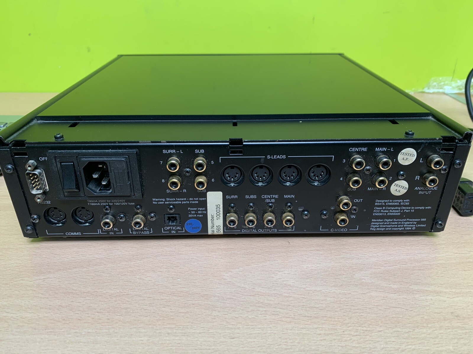 Meridian 565 Digital Surround Processor With Remote Control | eBay UK