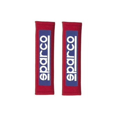 Genuine Sparco Shoulder Pads 3" red | eBay Australia
