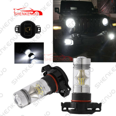 Canbus PSX24W 2504 LED Bulb DRL Daytime Running Light For Jeep Compass ...