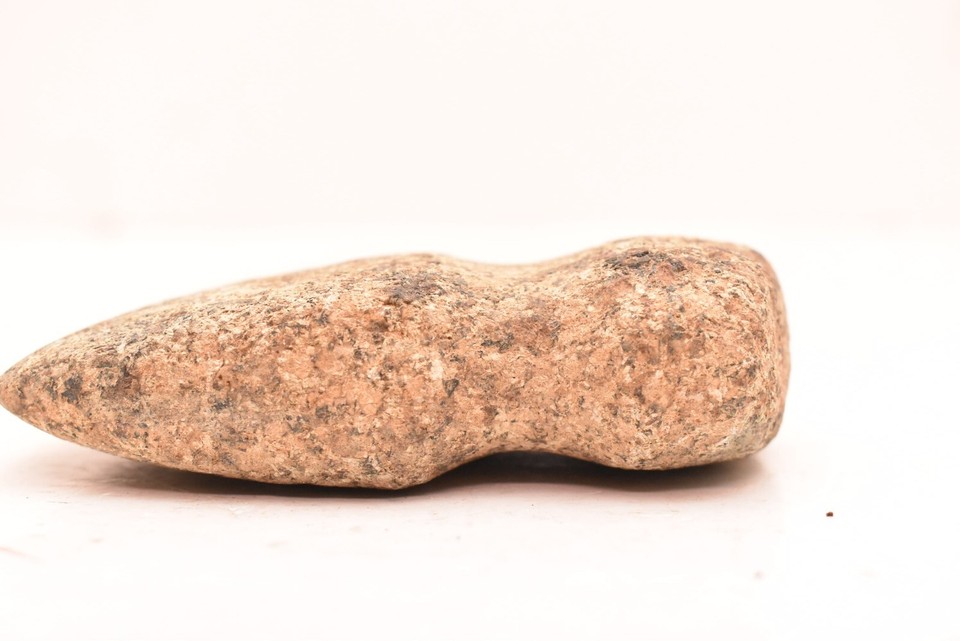 Primitive Native American Grooved Stone Axe Head Indigenous Artifact ...