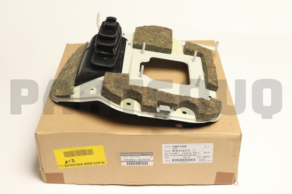 74960VC500 Genuine Nissan BOOT ASSY-CONTROL LEVER 74960-VC500 | eBay