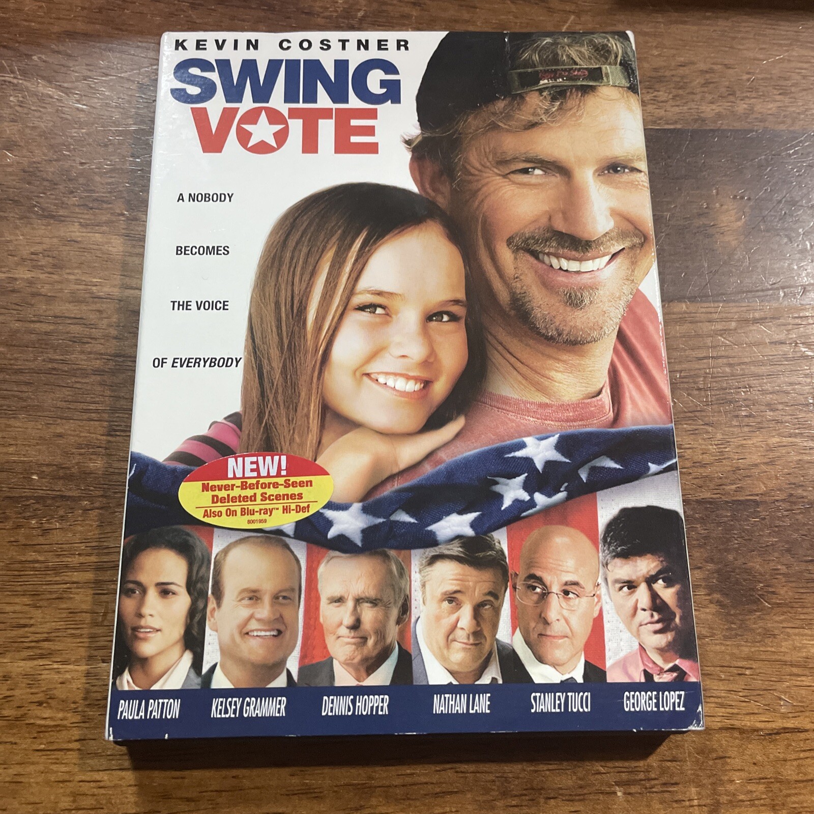 SWING VOTE (DVD 2009 Widescreen) Kevin Costner, Tucci, Grammer, Hopper ...