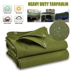 Heavy Duty Waterproof Canvas Tarp 16 Oz Cotton Canvas Tarpaulin Cover ...