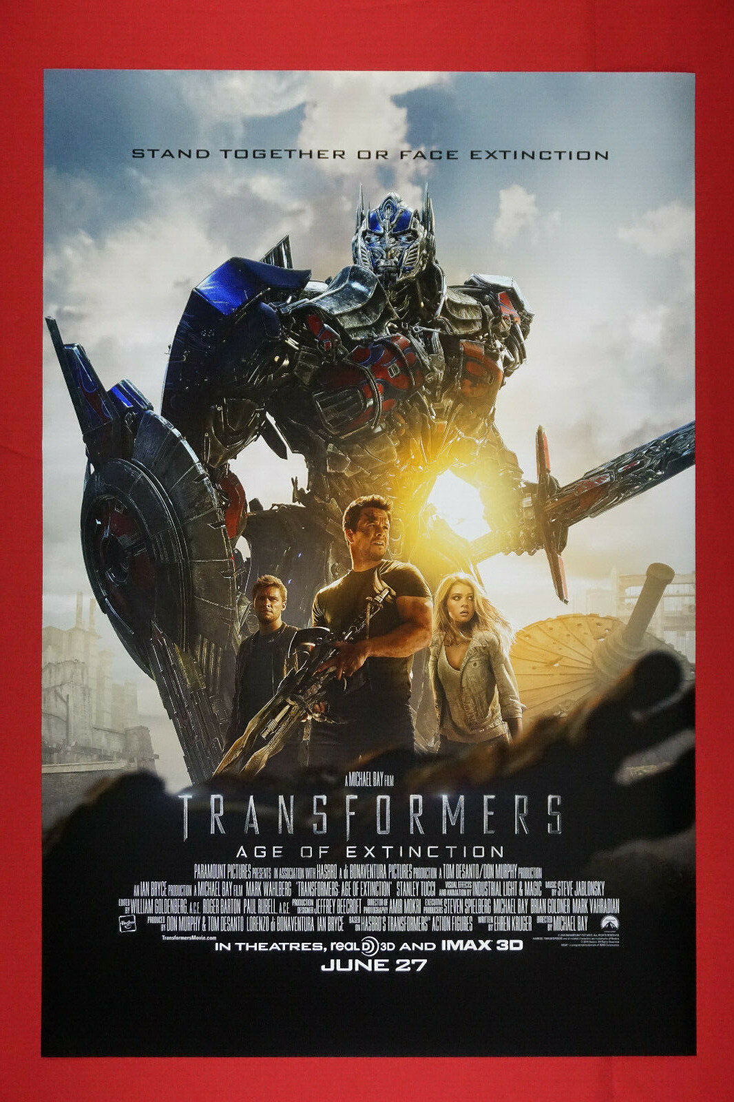 Mark Wahlberg Transformers 4 Poster