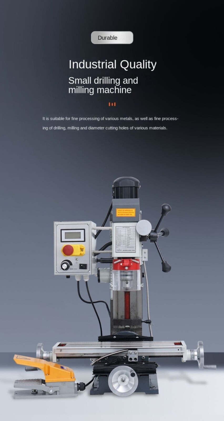 Milling Machine Multifunctional Milling Machine Home Drilling Milling ...