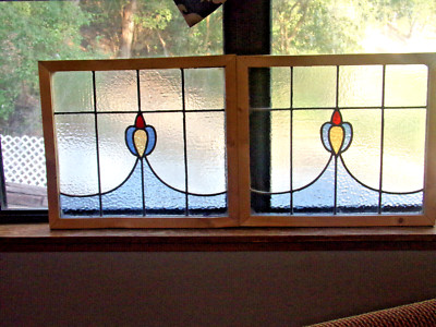 1940-Now - Square Stained Glass Window
