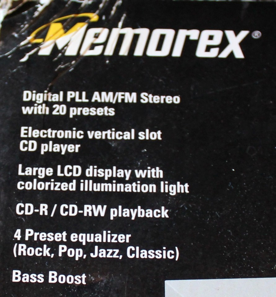 Memorex Micro System Digital STEREO AM/FM CD Player MX4100 EUC/ with ...