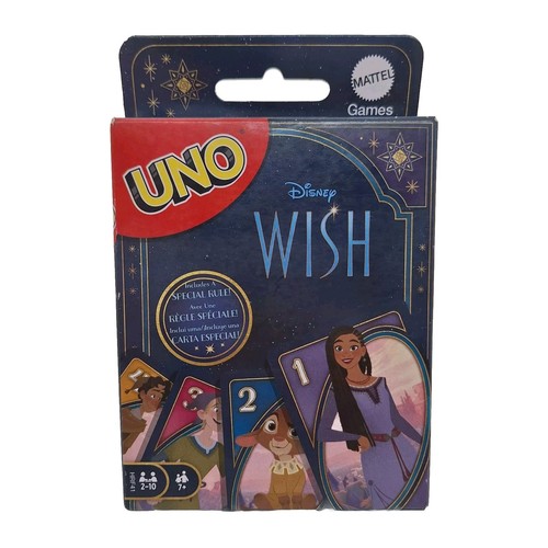 UNO Disney Wish Card Game for Kids Adults Game Night with Characters ...