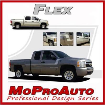 FLEX Stripes 3M Pro Vinyl Decals Graphics 2000-2018 Chevy Silverado GMC ...