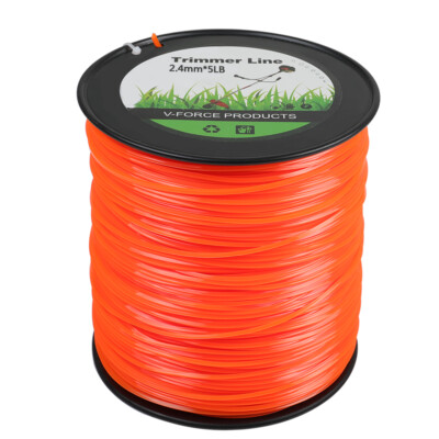 5lb .095 Trimmer Line Square String Spool Commercial Grade 1850ft Fit ...