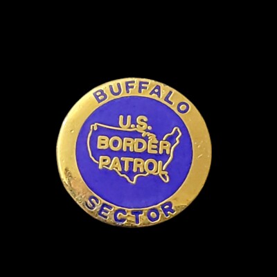 Buffalo New York NY Police U.S. United States Border Patrol Lapel Pin ...