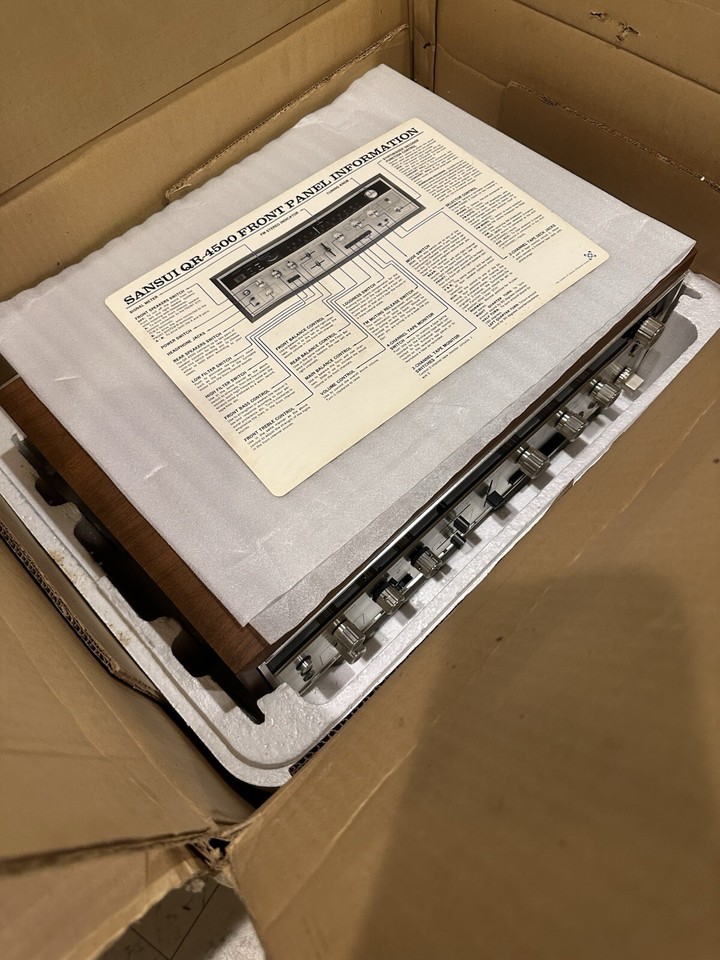 Sansui QR-4500 Vintage 4-channel Receiver | eBay