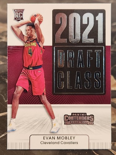 2021-22 Panini Contenders EVAN MOBLEY - DRAFT CLASS RC Rookie #3 | eBay
