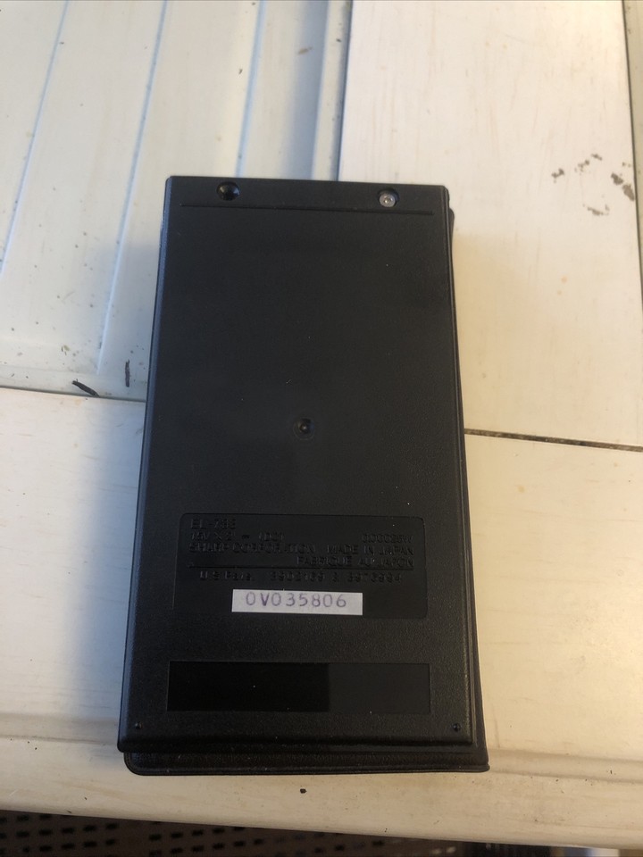 Vintage Calculator Sharp EL-733 Buisness/Financial Calculator 1990 Ish ...