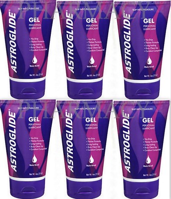 Astroglide Personal Lubricant Gel 4oz ( 6 Tubes ) PHARMACY FRESH ...