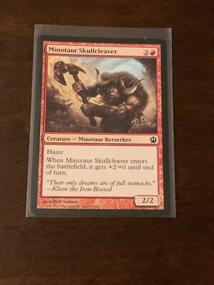 Magic the Gathering Theros Minotaur Skullcleaver | eBay