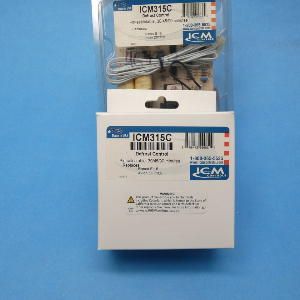 ICM Controls ICM315C Defrost Control Replaces Ranco E-15 Avion DFT100 ...