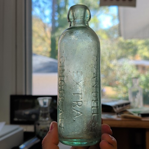 Antique W.M.Mayers Lockport NY Crandells Ginger Ale Soda Hutchinson ...