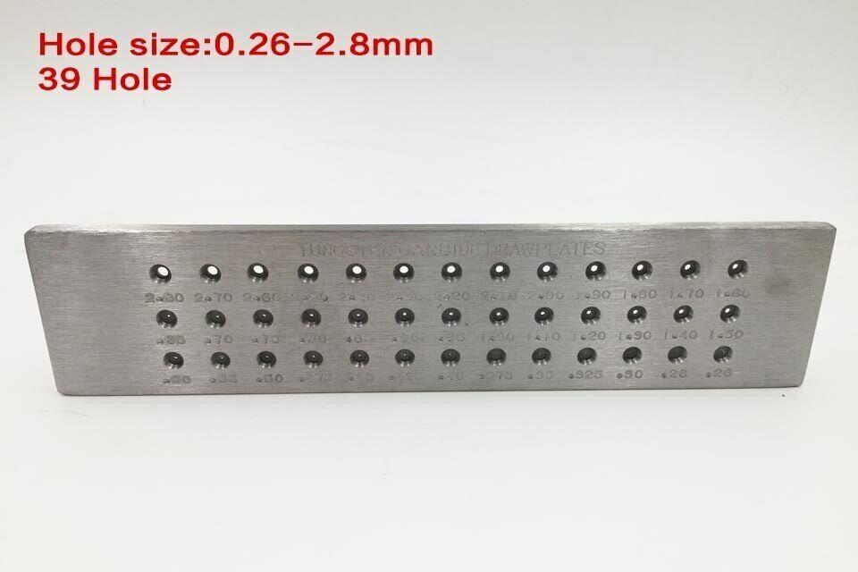 Tungsten Carbide Wire Drawplate for Jewelry Making Round Shape ...