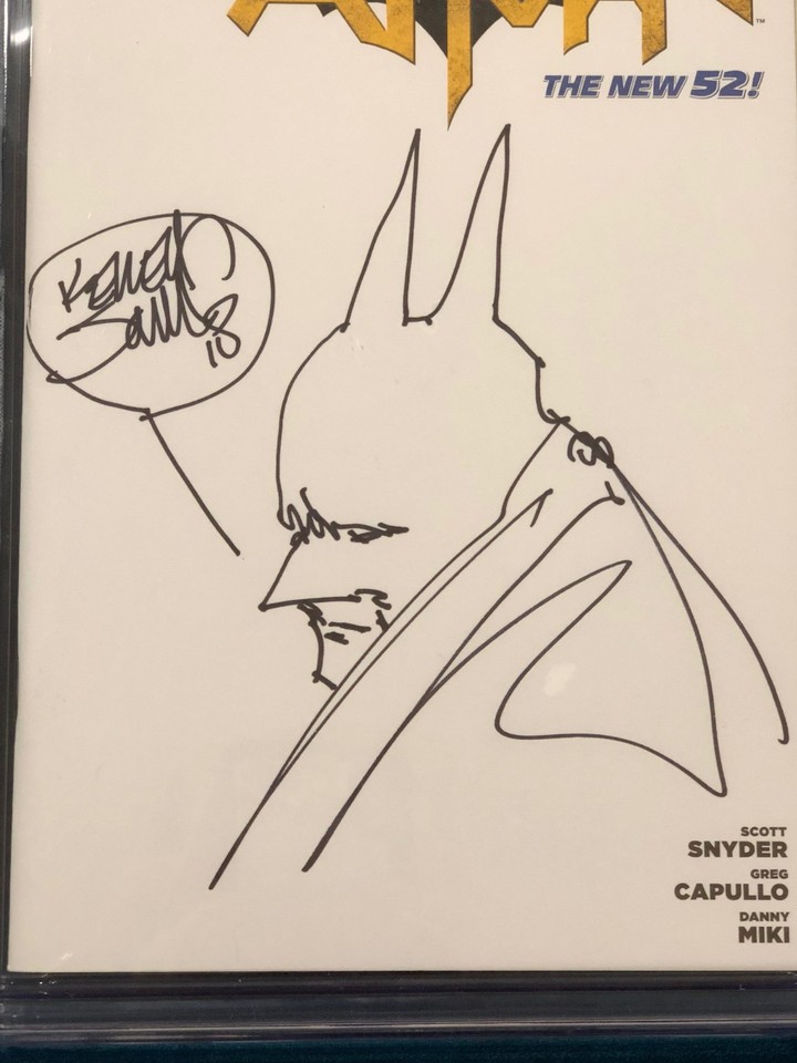 KELLEY JONES ORIGINAL Sketch CGC SS Signed BATMAN COMIC ART JOKER NOT ...