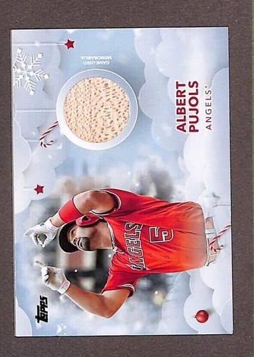 2020 Topps Holiday #WHR-AP Albert Pujols Bat Relic | eBay