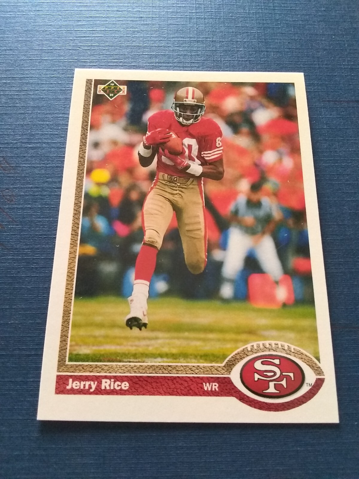 1991 Upper Deck Football Jerry Rice #57 HOF Set Break NM | eBay