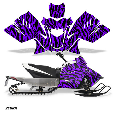 Snowmobile Graphics kit Sled Decal for Arctic Cat ZR200 2018-Up Zebra ...
