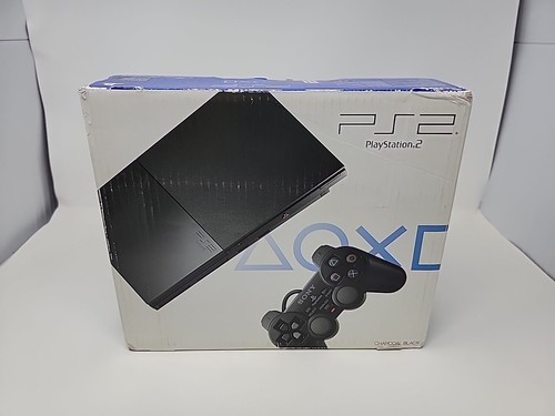 Console playstation 2 Sony PS2 SCPH-9004 CB slim PAL CHARCOAL BLACK NEW ...