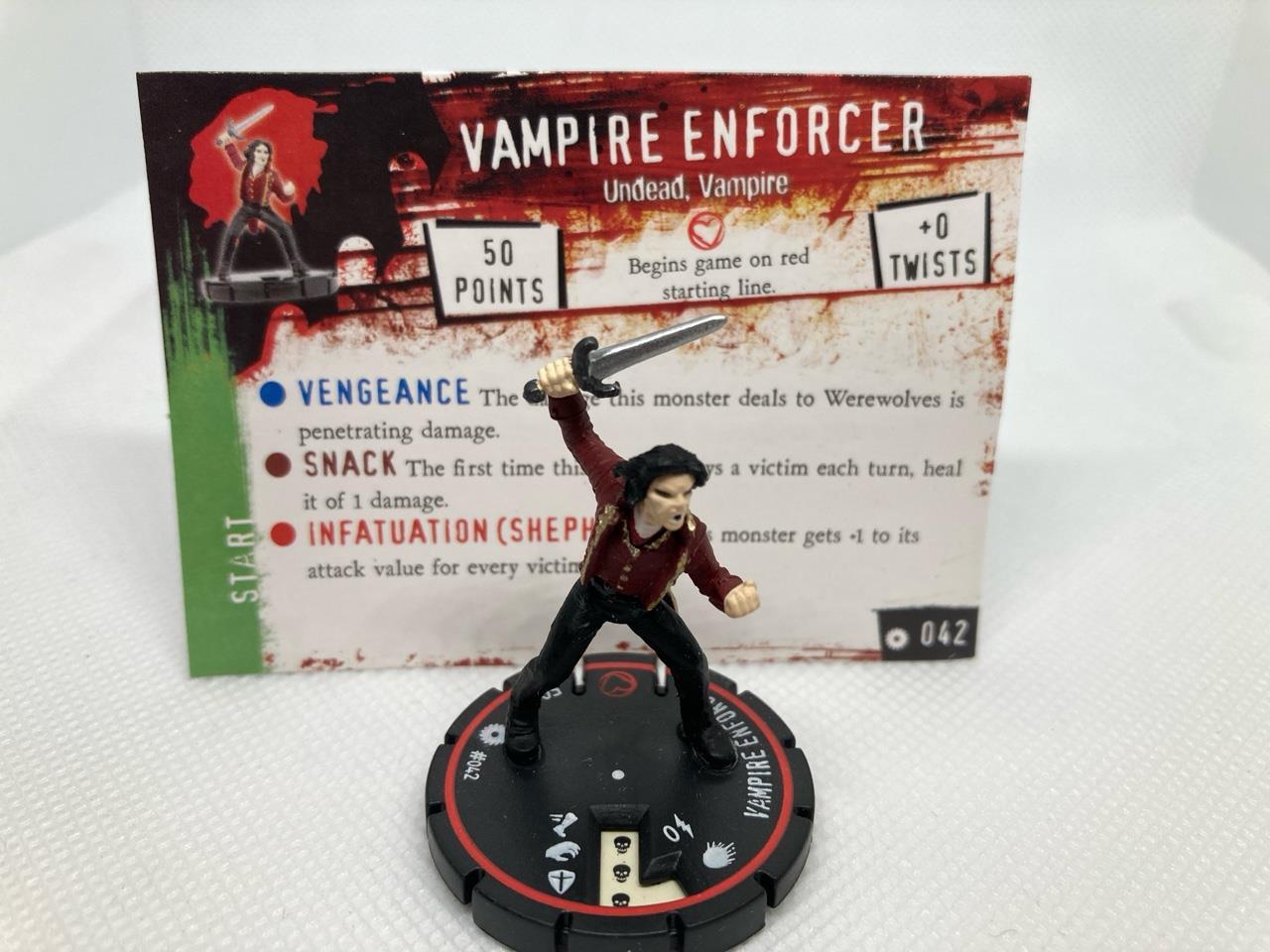 Collectible HorrorClix Figure with Card Vampire Enforcer | eBay