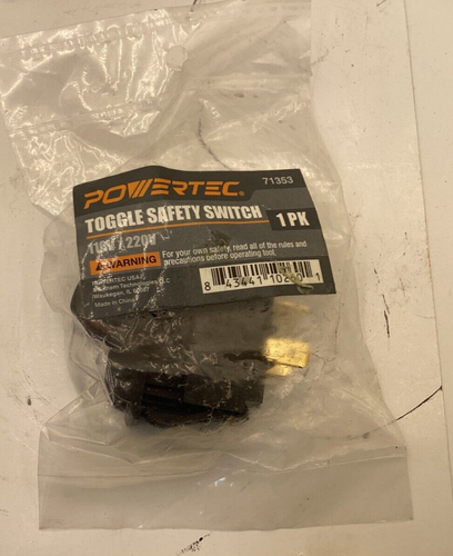 (QTY 2) Powertec Toggle Safety Switch 110V 220V Push Button On/Off ...